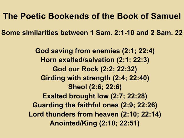 The Theology of 1&2 Samuel • Bible Study With Randy